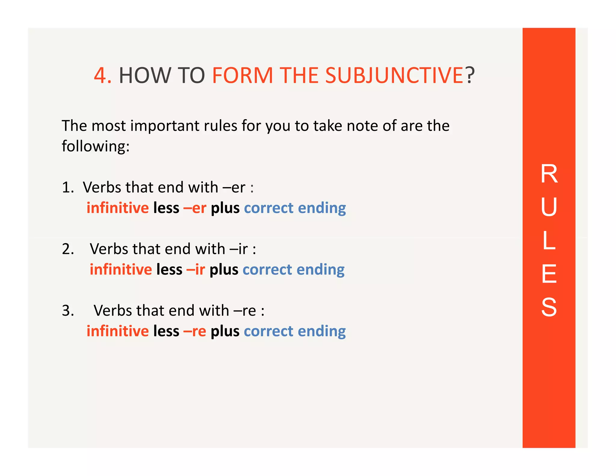 5 things you need to know about french subjunctive | PDF