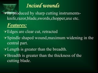 INJURY Forensic Medicine by Sir Zia Ashraf | PPT