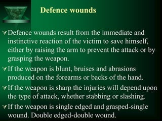 INJURY Forensic Medicine by Sir Zia Ashraf | PPT