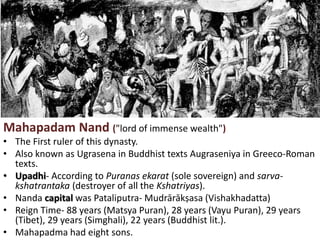 Nanda dynasty Part-III | PPTX