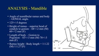 Cephalometry and occlusion of teeth | PPTX