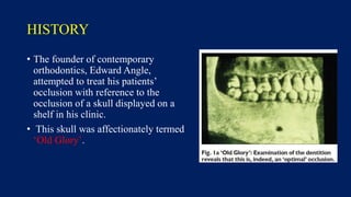 Cephalometry and occlusion of teeth | PPTX