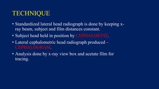 Cephalometry and occlusion of teeth | PPTX