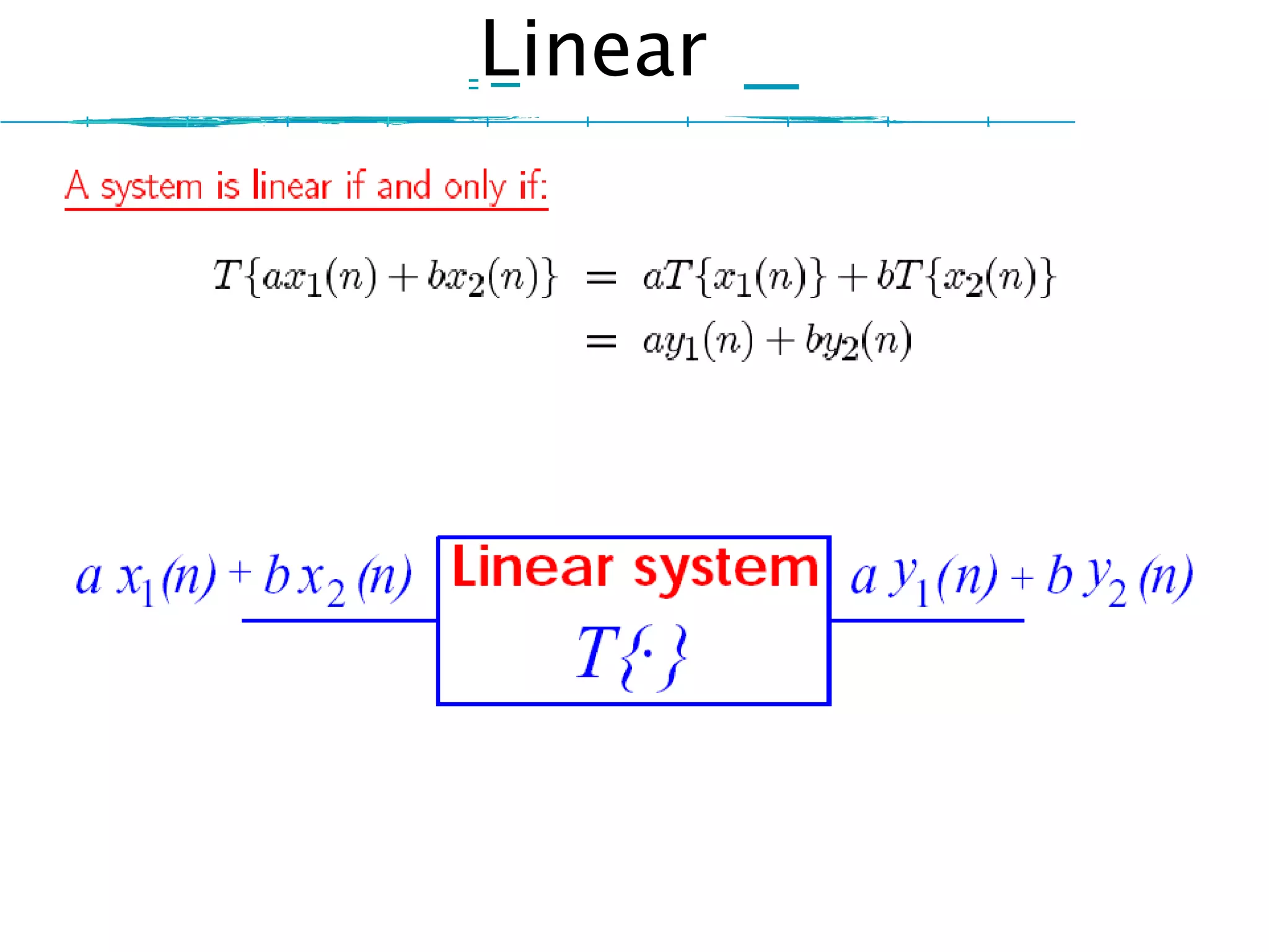 LTI System, Basic Types of Digital signals, Basic Operations, Causality, Stability | PDF
