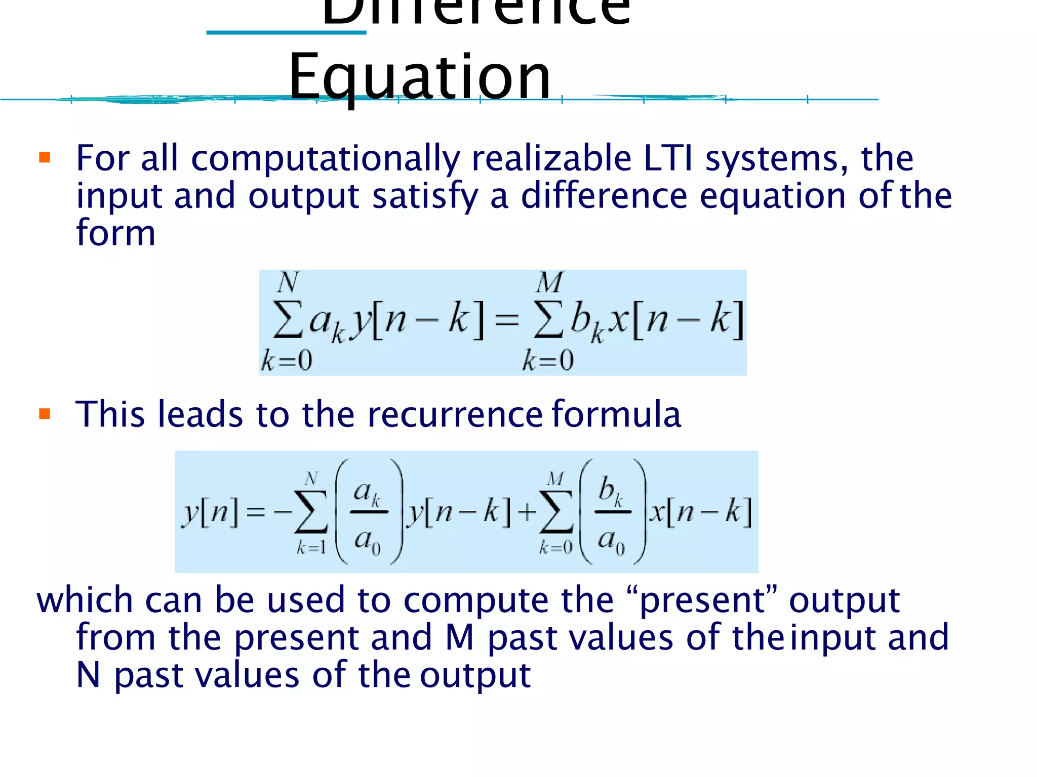 LTI System, Basic Types of Digital signals, Basic Operations, Causality ...