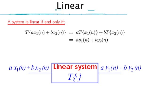 LTI System, Basic Types of Digital signals, Basic Operations, Causality ...