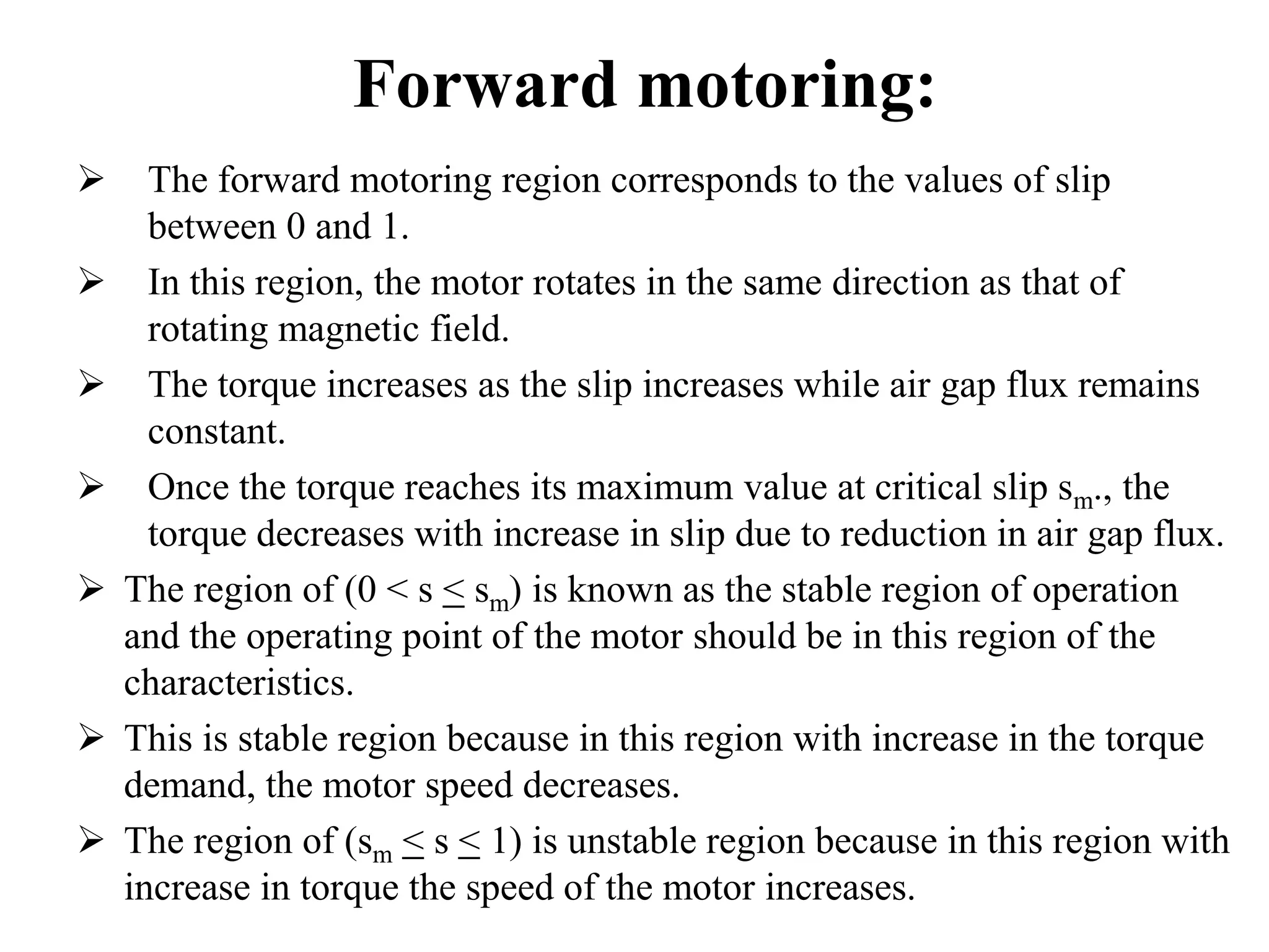THREE PHASE INDUCTION MOTOR, Rotating Magnetic Field (RMF), Slip ...