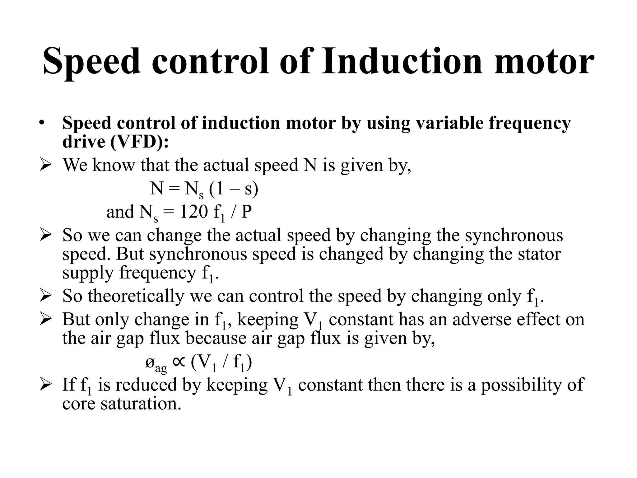 THREE PHASE INDUCTION MOTOR, Rotating Magnetic Field (RMF), Slip ...