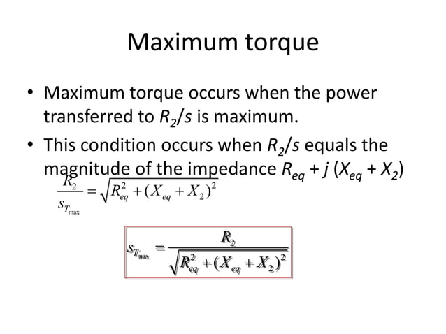 THREE PHASE INDUCTION MOTOR, Rotating Magnetic Field (RMF), Slip, Construction, Torque-speed ...