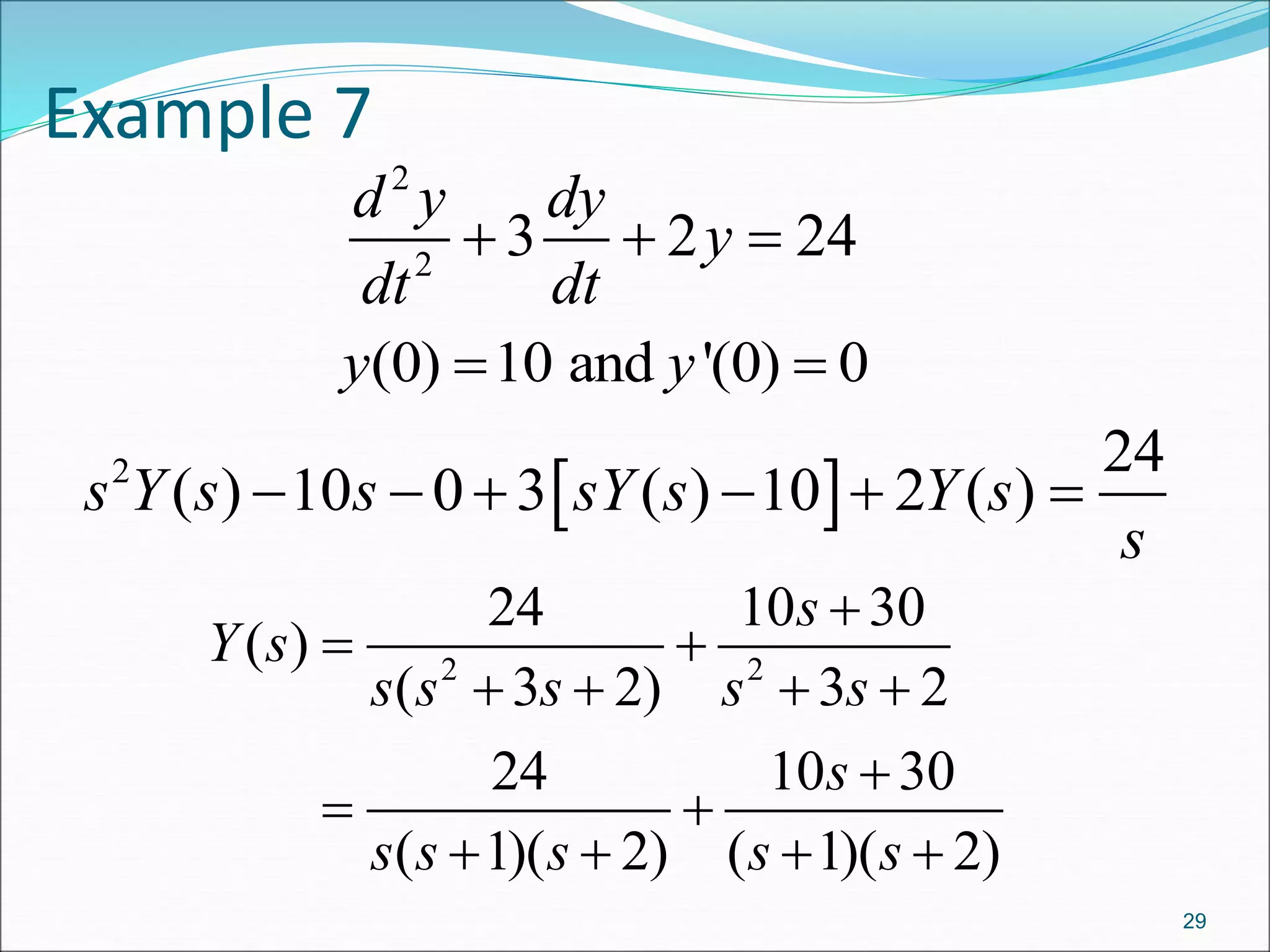 laplace transform and inverse laplace, properties, Inverse Laplace Calculations -by ...