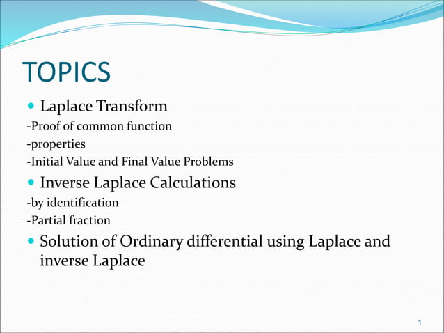 laplace transform and inverse laplace, properties, Inverse Laplace Calculations -by ...