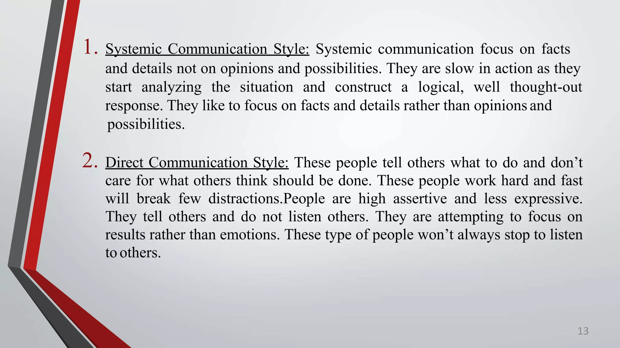 Communication Styles | PPTX