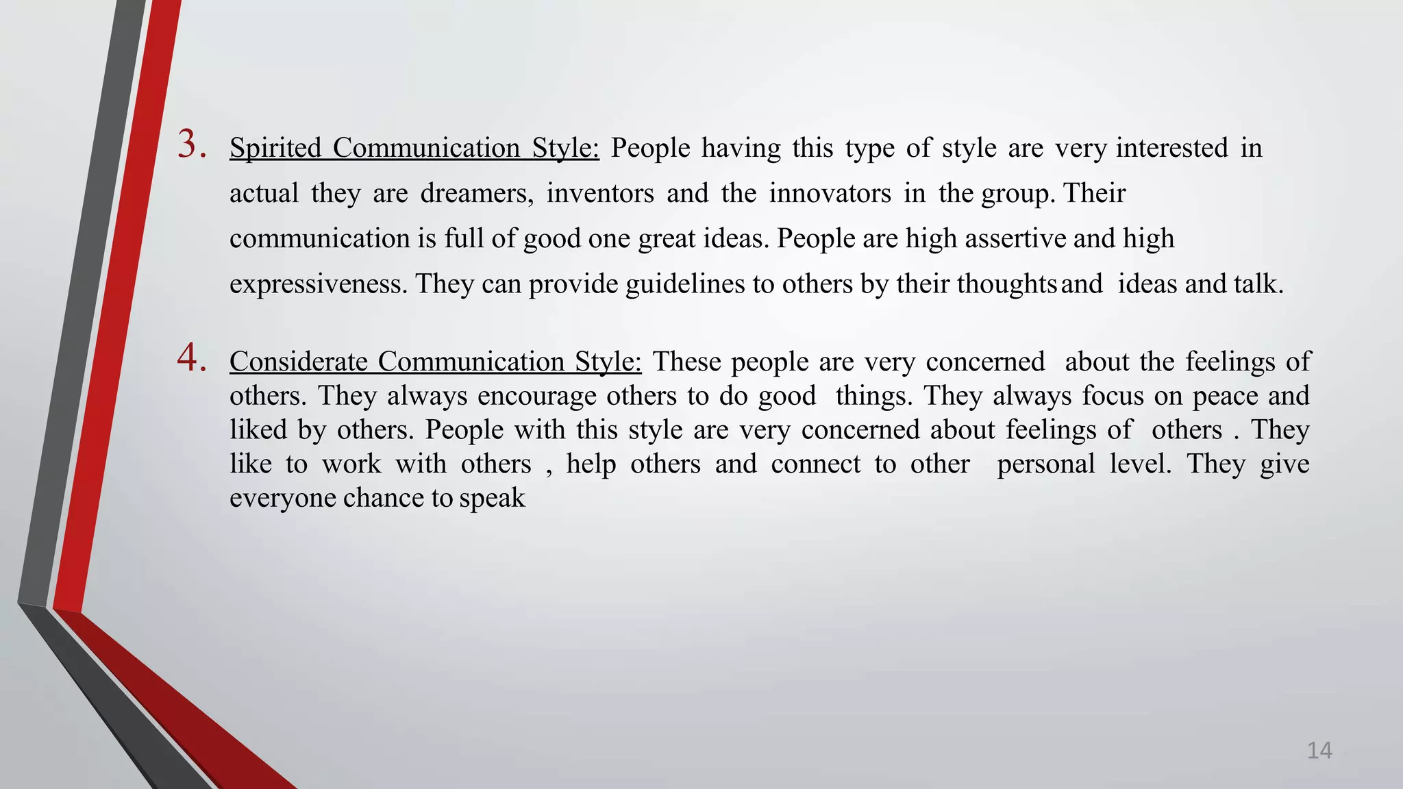 Communication Styles | PPTX