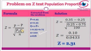 Z - Test - For Population Proportion | PPT