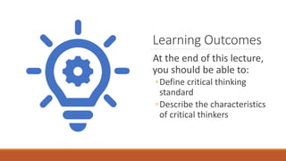 5. critical thinking standard (cts) | PPTX