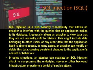 Types of attack -Part2 | PPT