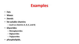 LIPIDS | PPTX
