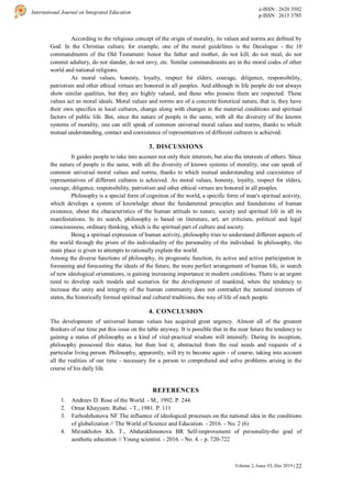 Moral as a form of spiritual culture | PDF