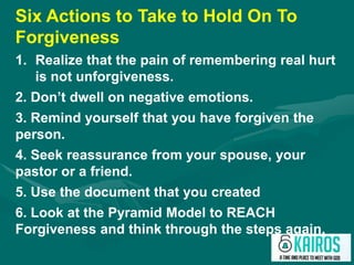 Kairos - 5 (Forgiveness) | PPT
