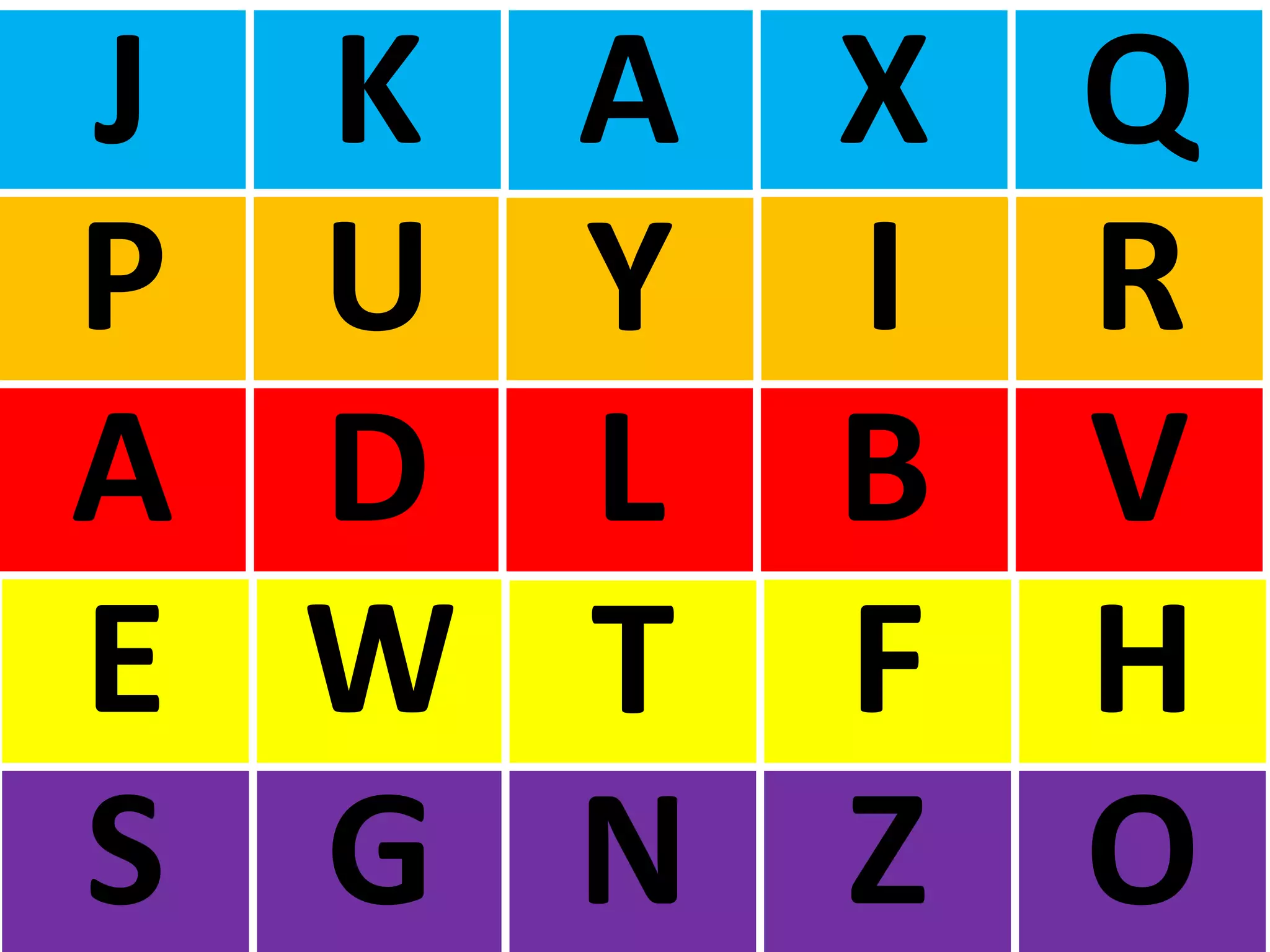 5. bingo alphabets | PPT