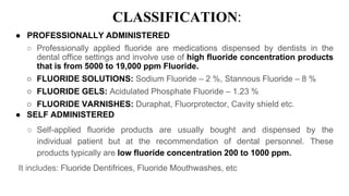 topical fluorides final | PPTX