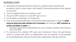topical fluorides final | PPTX