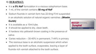 topical fluorides final | PPTX