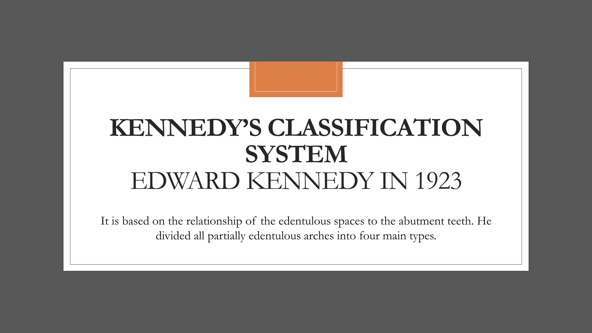 classification of partially edentulous arches | PPTX