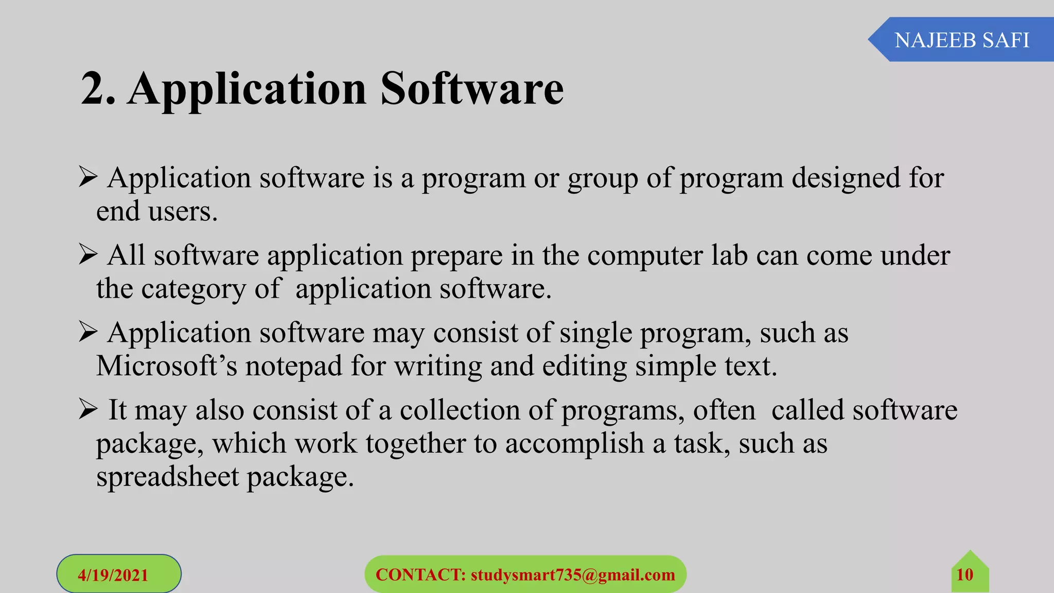 5. software, operating system & application software | PPT 5. software, operating system & application software | PPT
