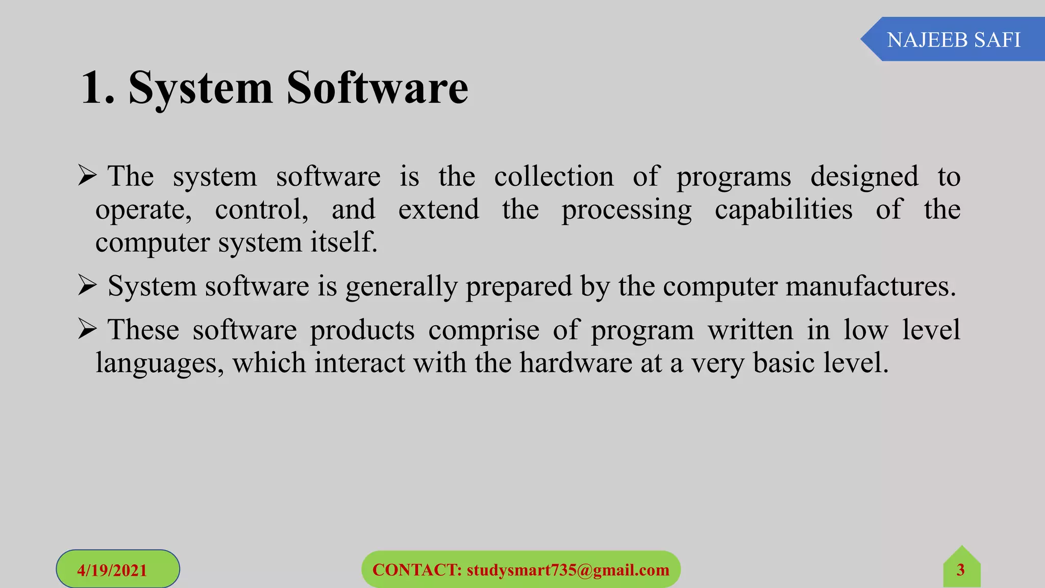 5 Software Operating System And Application Software Ppt