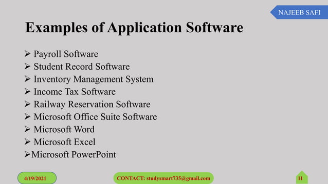 5. software, operating system & application software | PPT