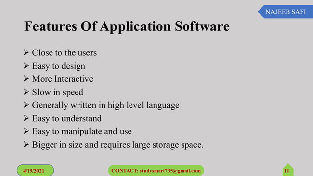 5. software, operating system & application software | PPT