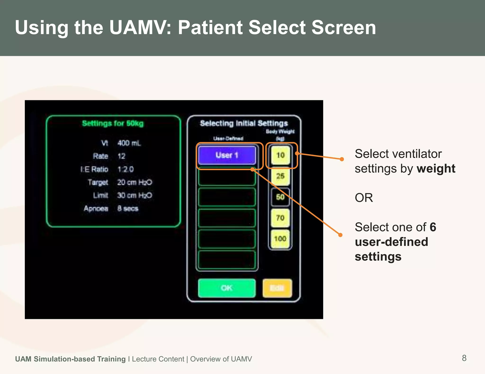 Overview of the UAM Ventilator (UAMV) | PPTX