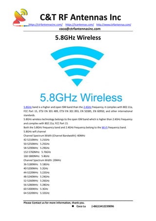 5.8GHz wireless | PDF