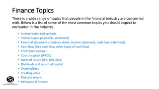 Basics of finance | PPTX