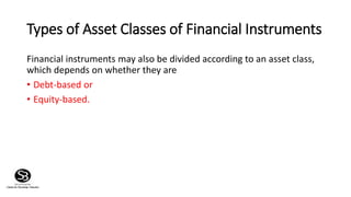 Instruments of financial markets | PPTX