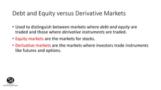 Instruments of financial markets | PPTX