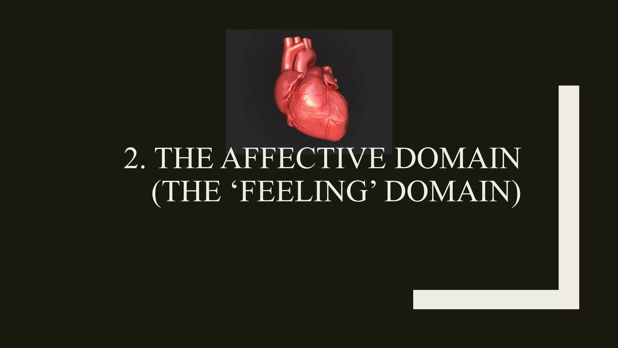 Taxonomy of Educational Objectives - The Affective Domain | PPTX