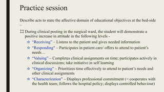 Taxonomy of Educational Objectives - The Affective Domain | PPTX