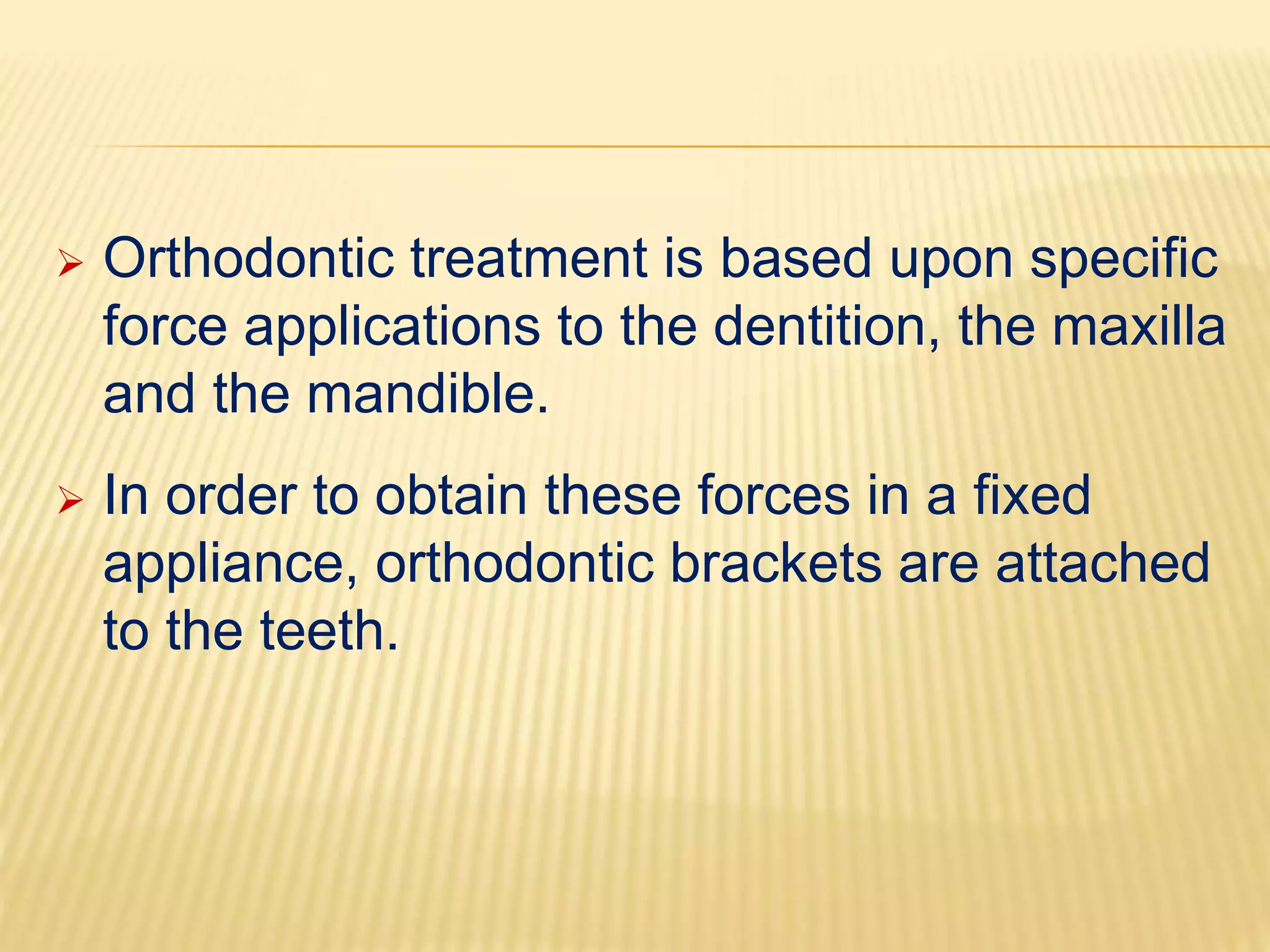 BRACKET PLACEMENT IN ORTHODONTIC BONDING | PPTX