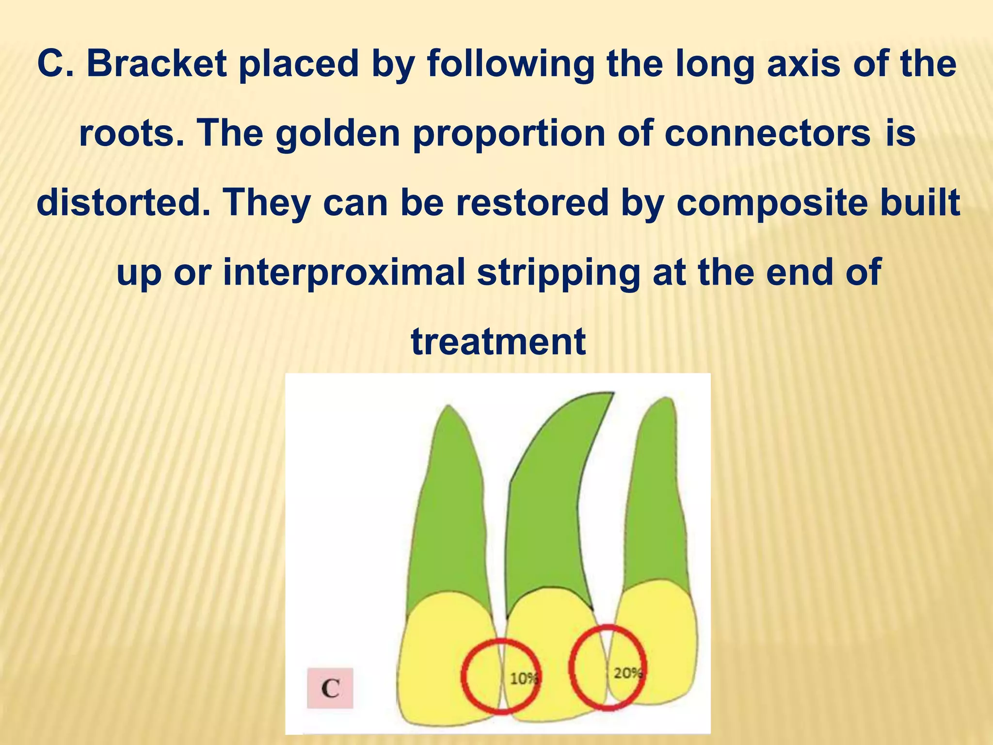 BRACKET PLACEMENT IN ORTHODONTIC BONDING | PPTX