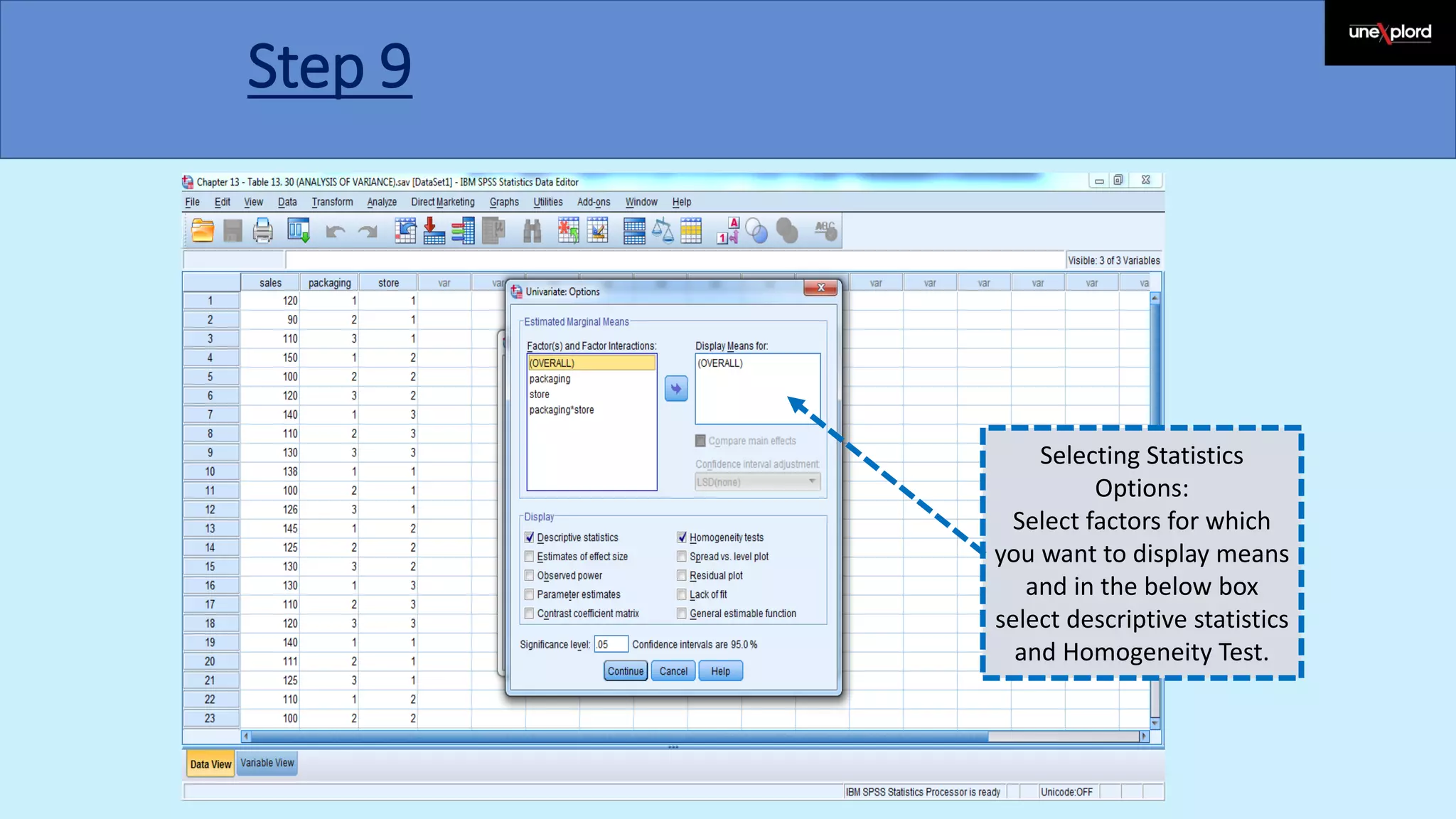 Two way anova in spss (procedure and output) | PDF