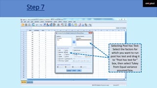 Two way anova in spss (procedure and output) | PDF