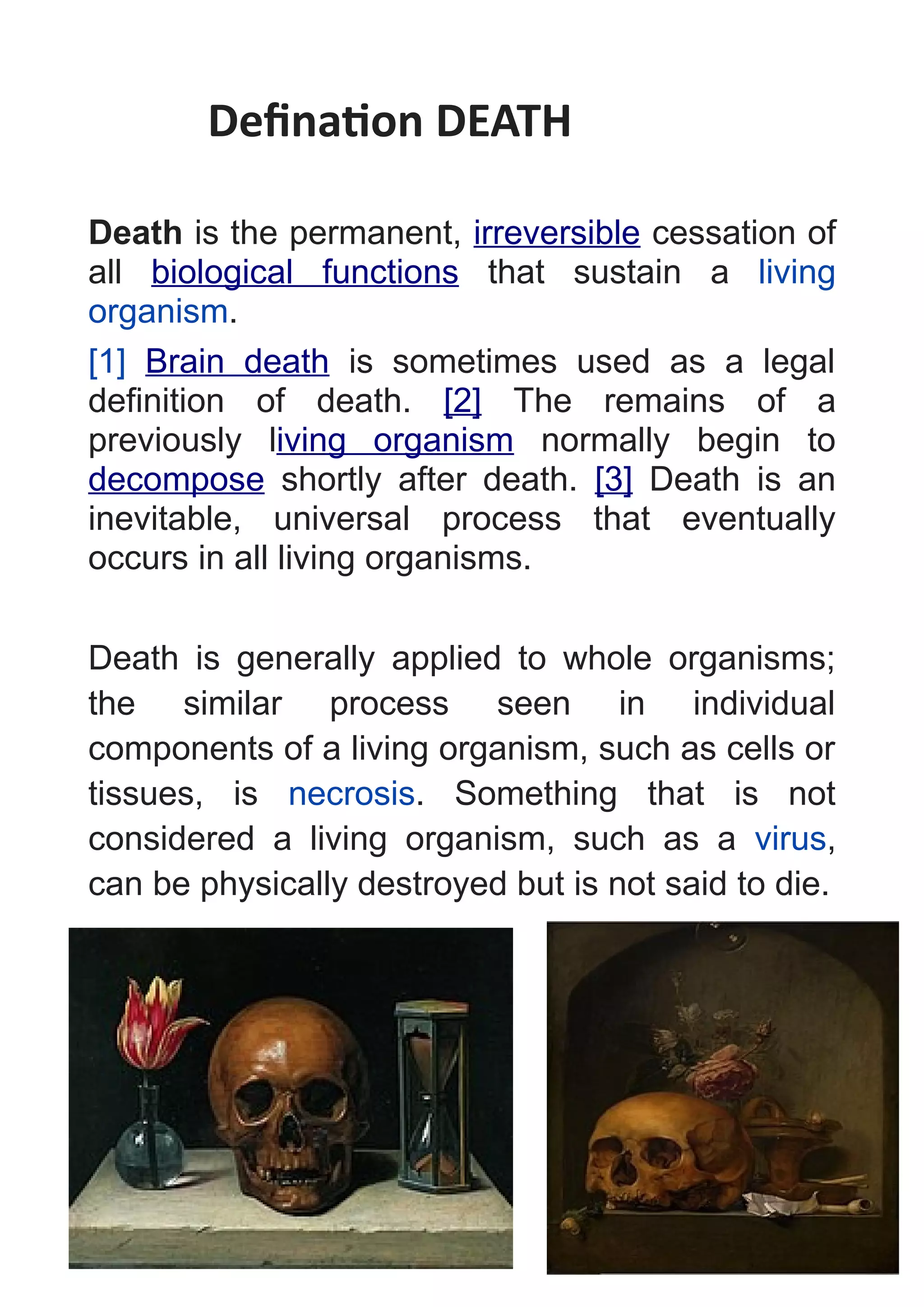 5. paper 6 unit 2 death definaton | PDF