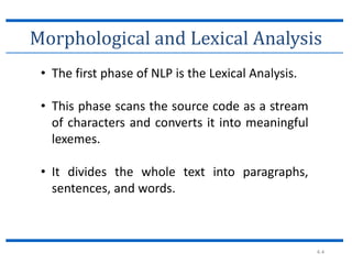 5. phase of nlp | PPTX | Artificial Intelligence | Technology & Computing