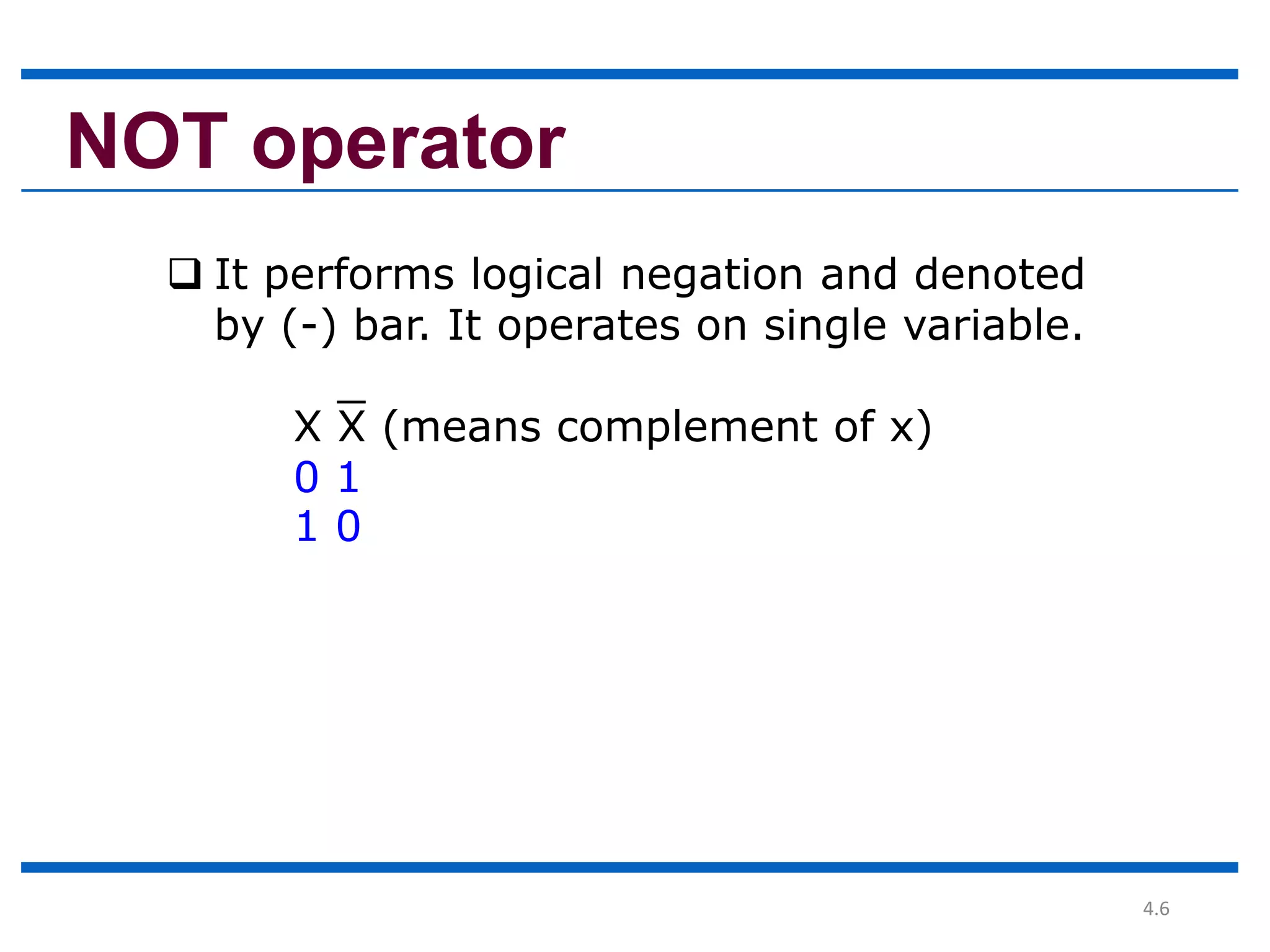 5.boolean algebra | PPT