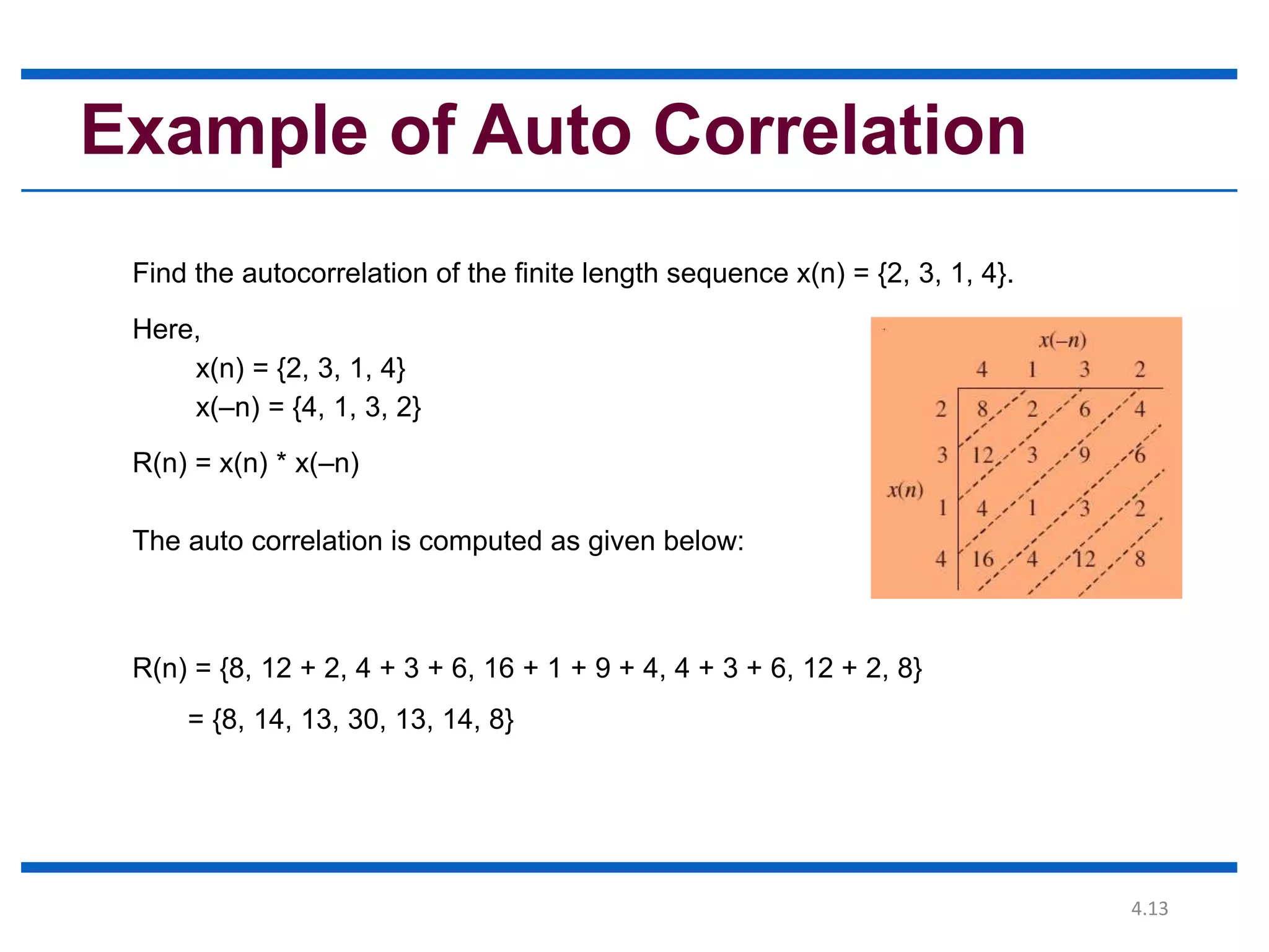 5. convolution and correlation of discrete time signals | PPTX ...