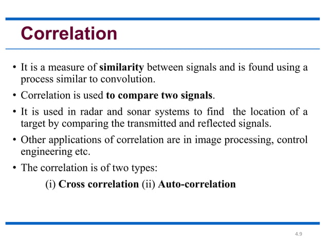5. convolution and correlation of discrete time signals | PPTX | Physics | Science