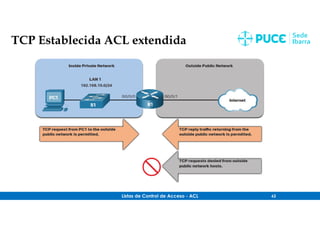 5.1 Listas de control de acceso ACL | PPT