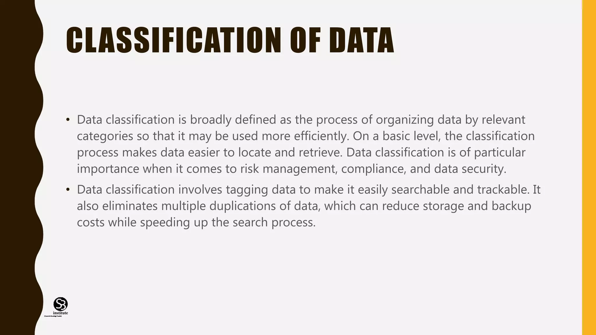 Classification of data | PPTX